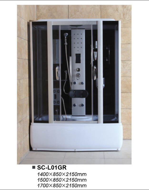 High Tray Luxury FM Radio Steam Shower Cabin